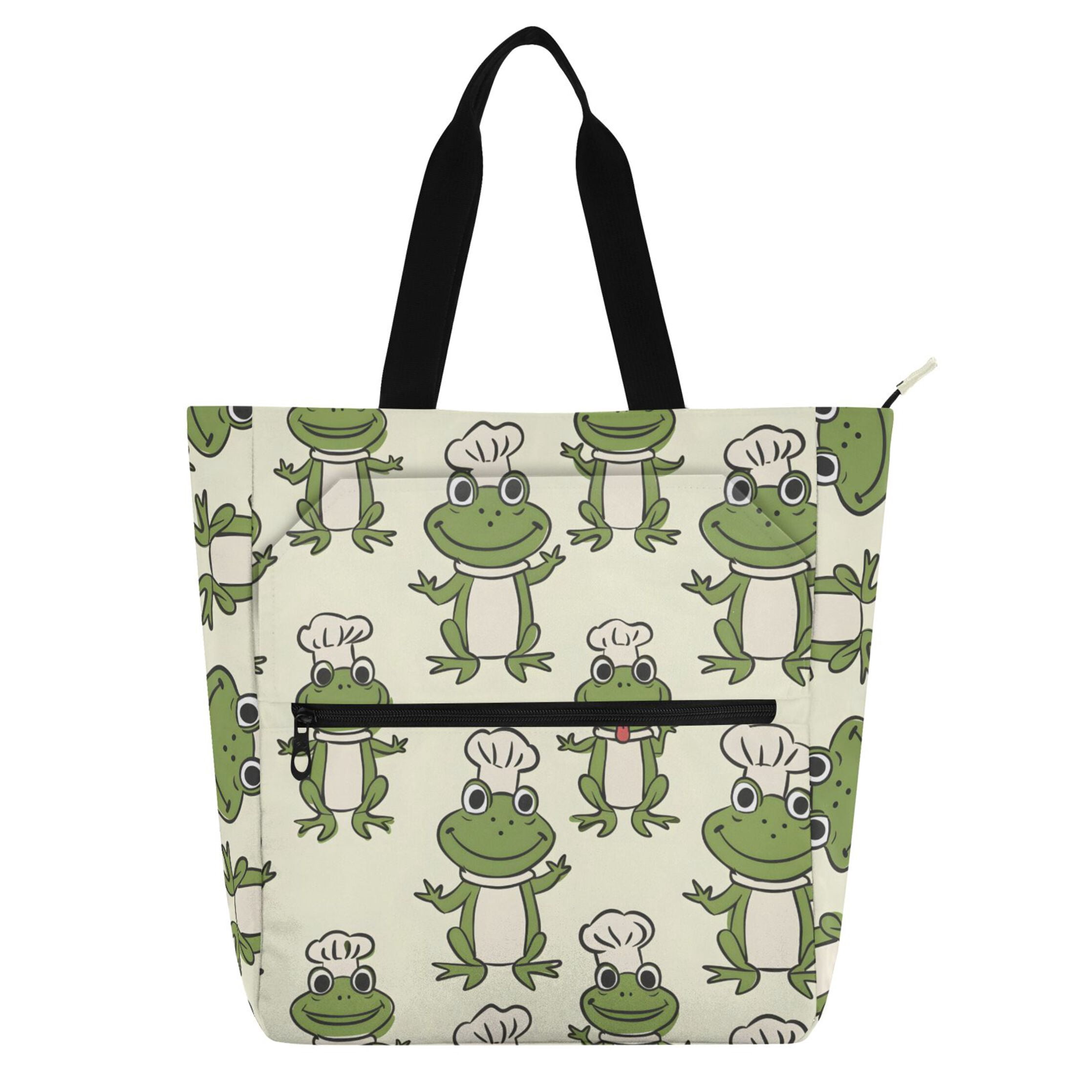 ALAZA Cute Frog School Book Bag Kids Tote Bags Handbag - Walmart.com