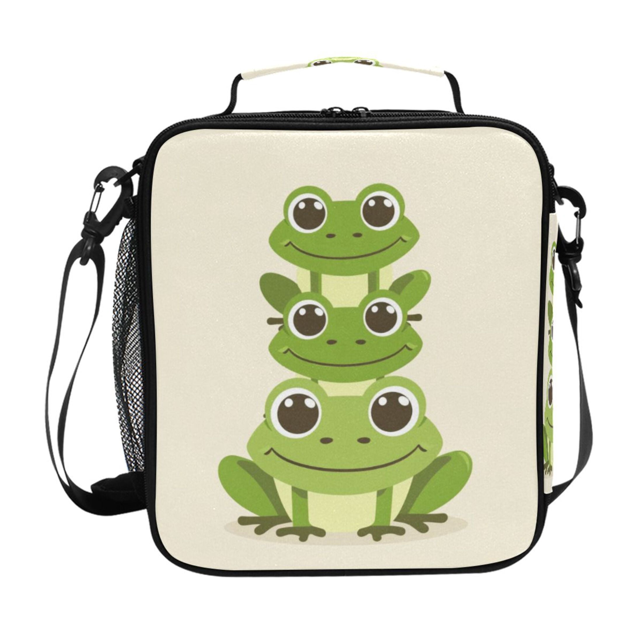 ALAZA Cute Frogs Lunch Box Insulated Lunch Bag Reusable Thermal Cooler ...