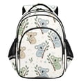 ALAZA Cute Koala School Backpack Elementary Bag Student Bookbag Travel ...