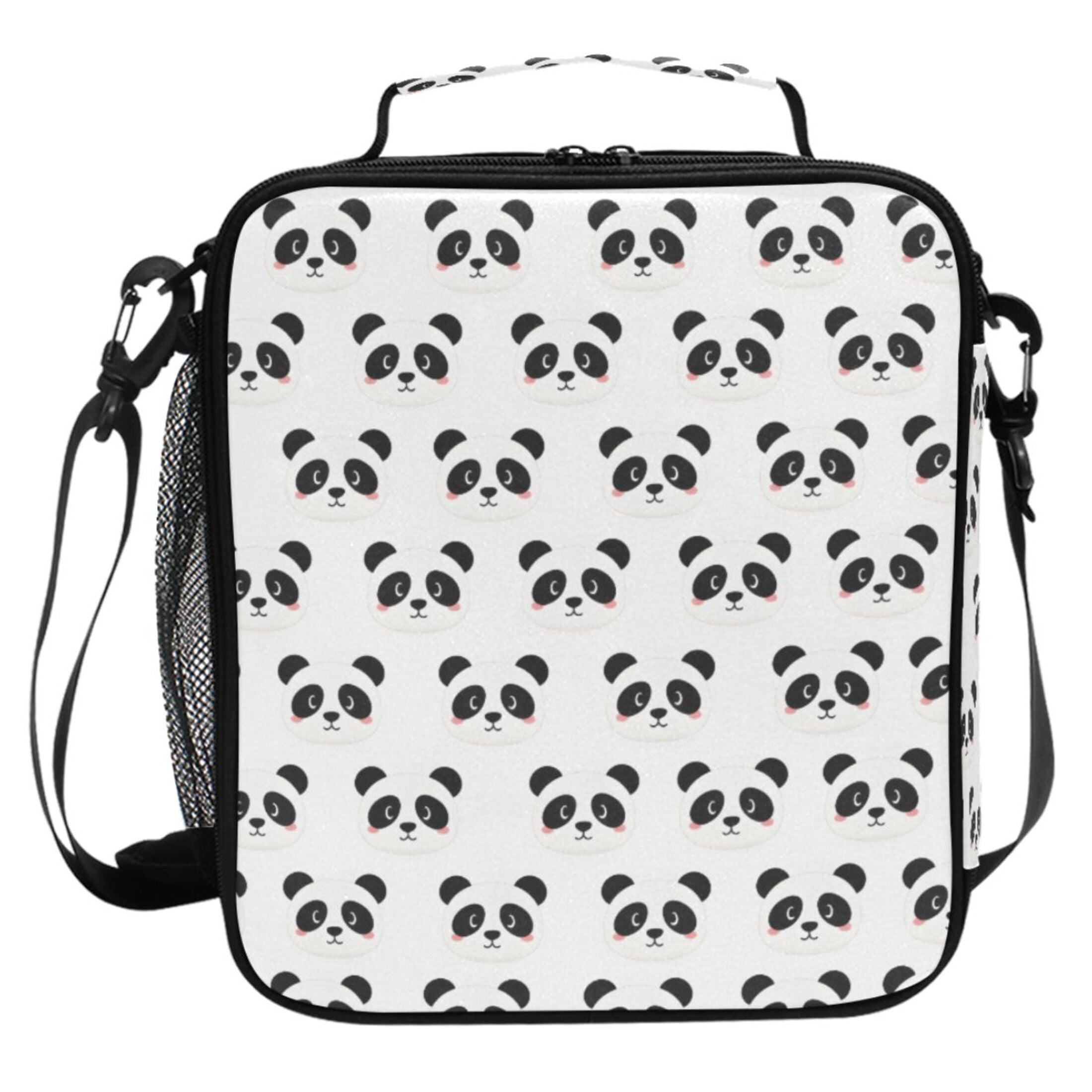 ALAZA Cute Panda Cartoon Lunch Box Insulated Cooler Lunch Bag with ...