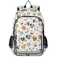 ALAZA Cute Puppy Head School Laptop Backpack Travel Bag Casual Student ...