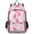 ALAZA Cute Rabbit Daisy Floral School Laptop Backpack Travel Bag Casual ...