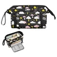 ALAZA Cute Stars Cloud Pencil Pouch Big Capacity Pencil Case Zipper ...