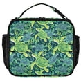 ALAZA Cute Turtles and Seaweed Insulated Lunch Box Lunch Bag Cooler ...