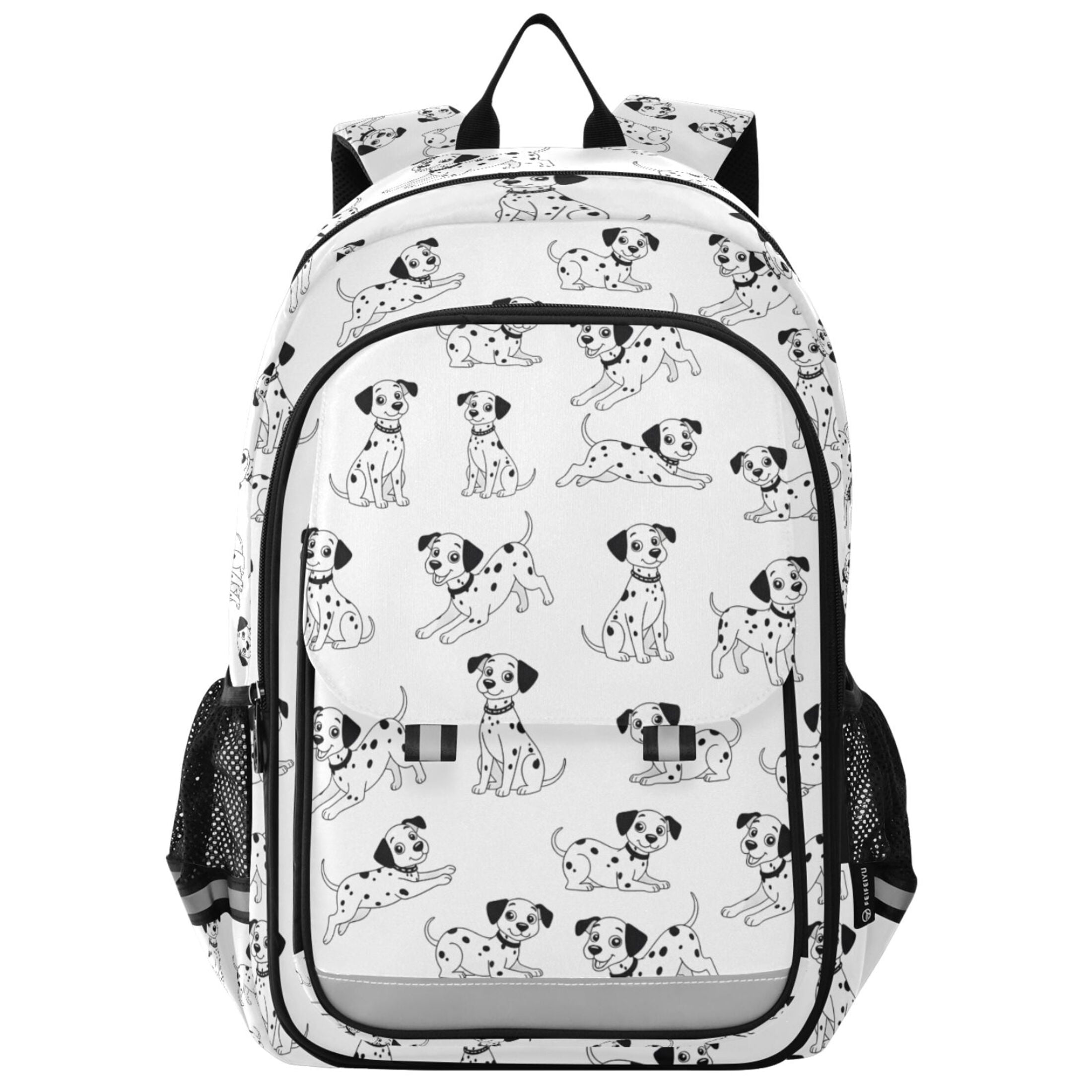 ALAZA Dalmatian Cute Pattern School Laptop Backpack Travel Bag Casual ...