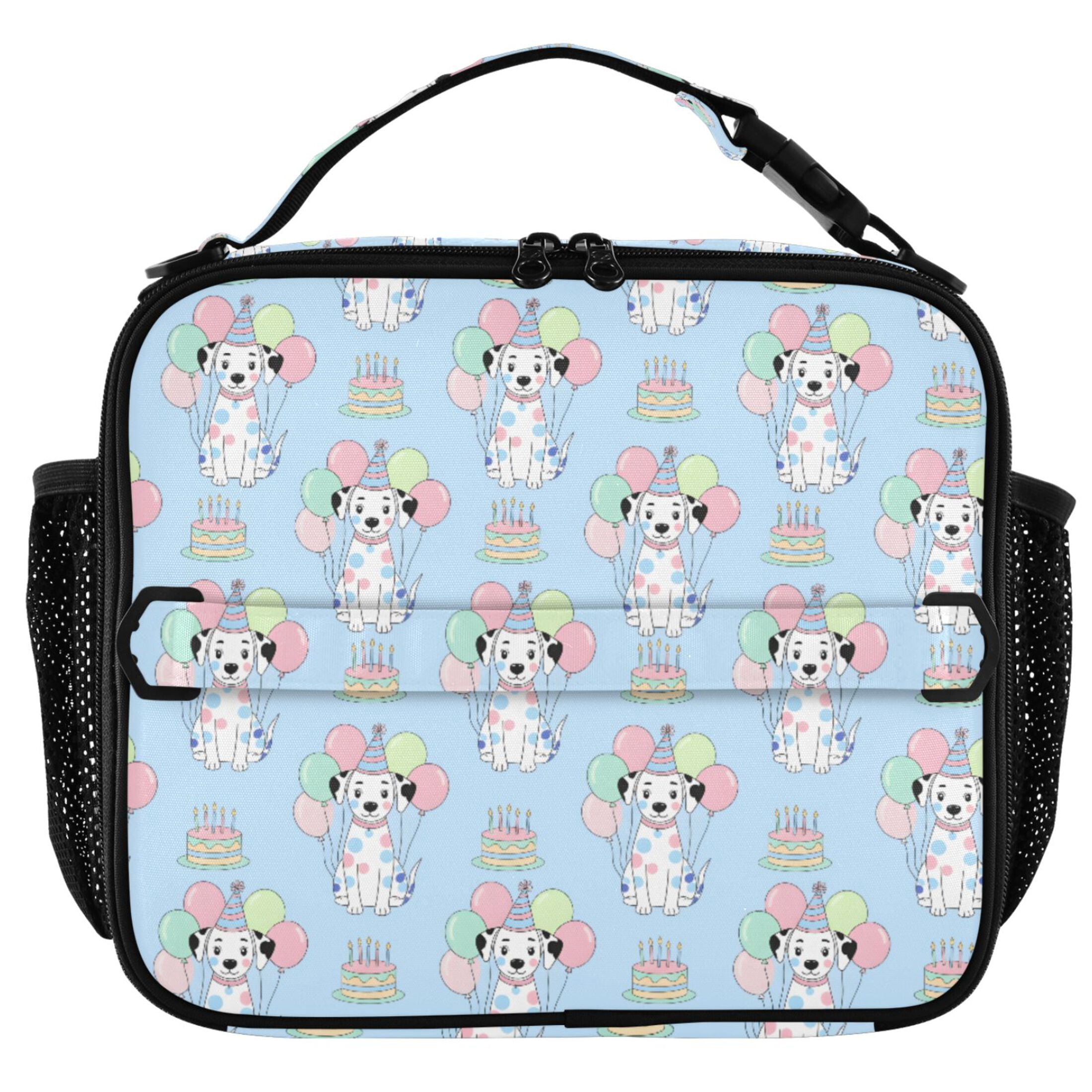 ALAZA Dalmatian Dogs Balloon Insulated Lunch Box Lunch Bag Cooler Tote ...