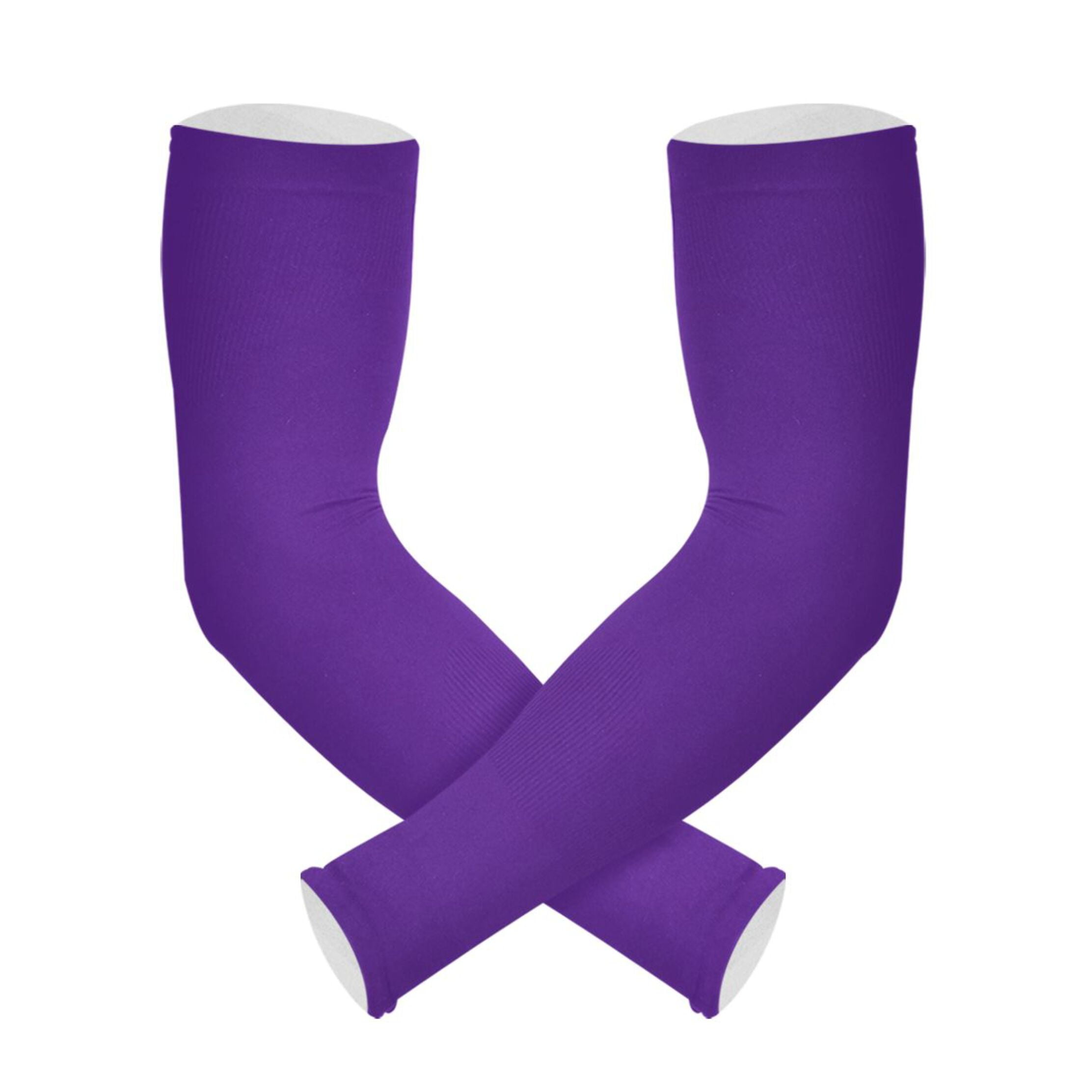 ALAZA Dark Purple UV Sun Protection Arm Sleeves UPF 50+ Compression ...
