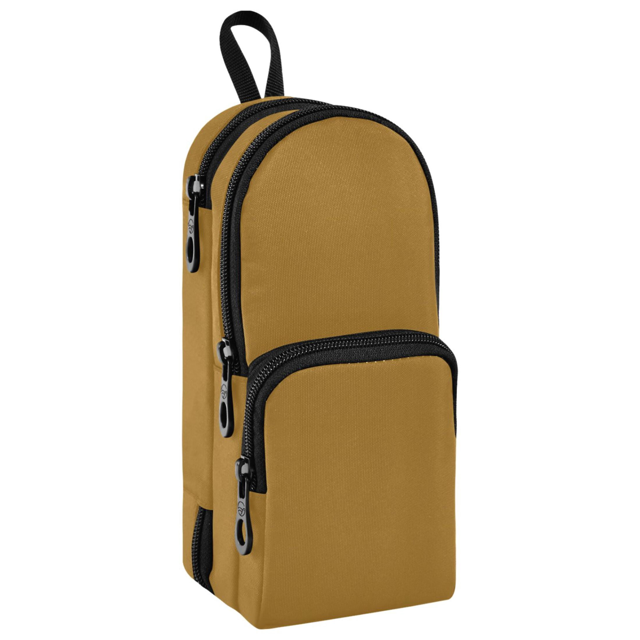 ALAZA Dark Yellow Pencil Case Pen Pouch Stationery Organizer Bag ...