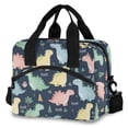 ALAZA Dinosaur Tree Pattern Insulated Lunch Box Large Reusable Cooler ...