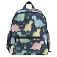 ALAZA Dinosaur Tree Pattern School Backpack Student Bookbag Mini Bag ...