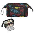 ALAZA Dinosaur-a1 Pencil Pouch Big Capacity Pencil Case Zipper ...