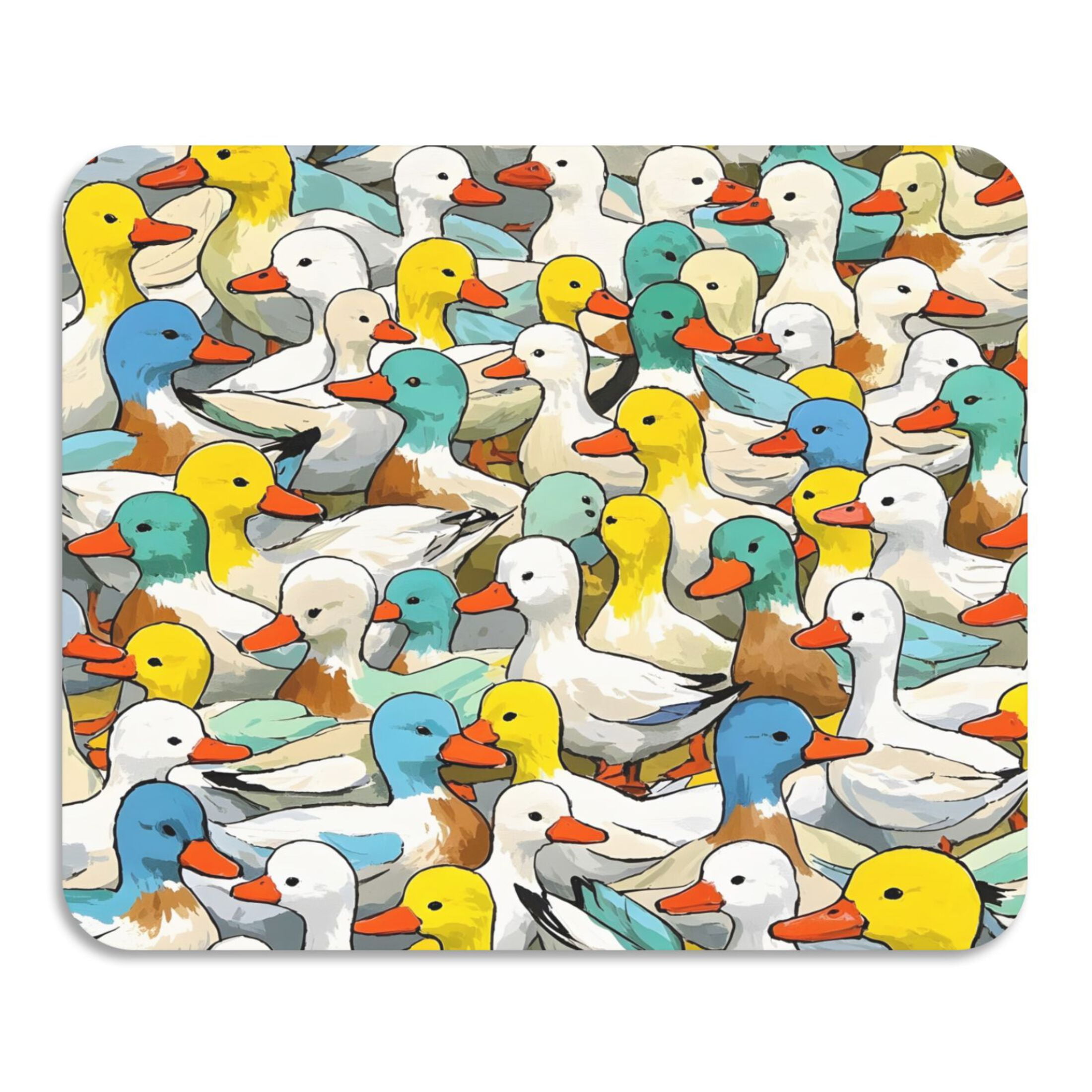 ALAZA Dish Drying Mat for Kitchen Cute Ducks Counter Absorbent Draining ...