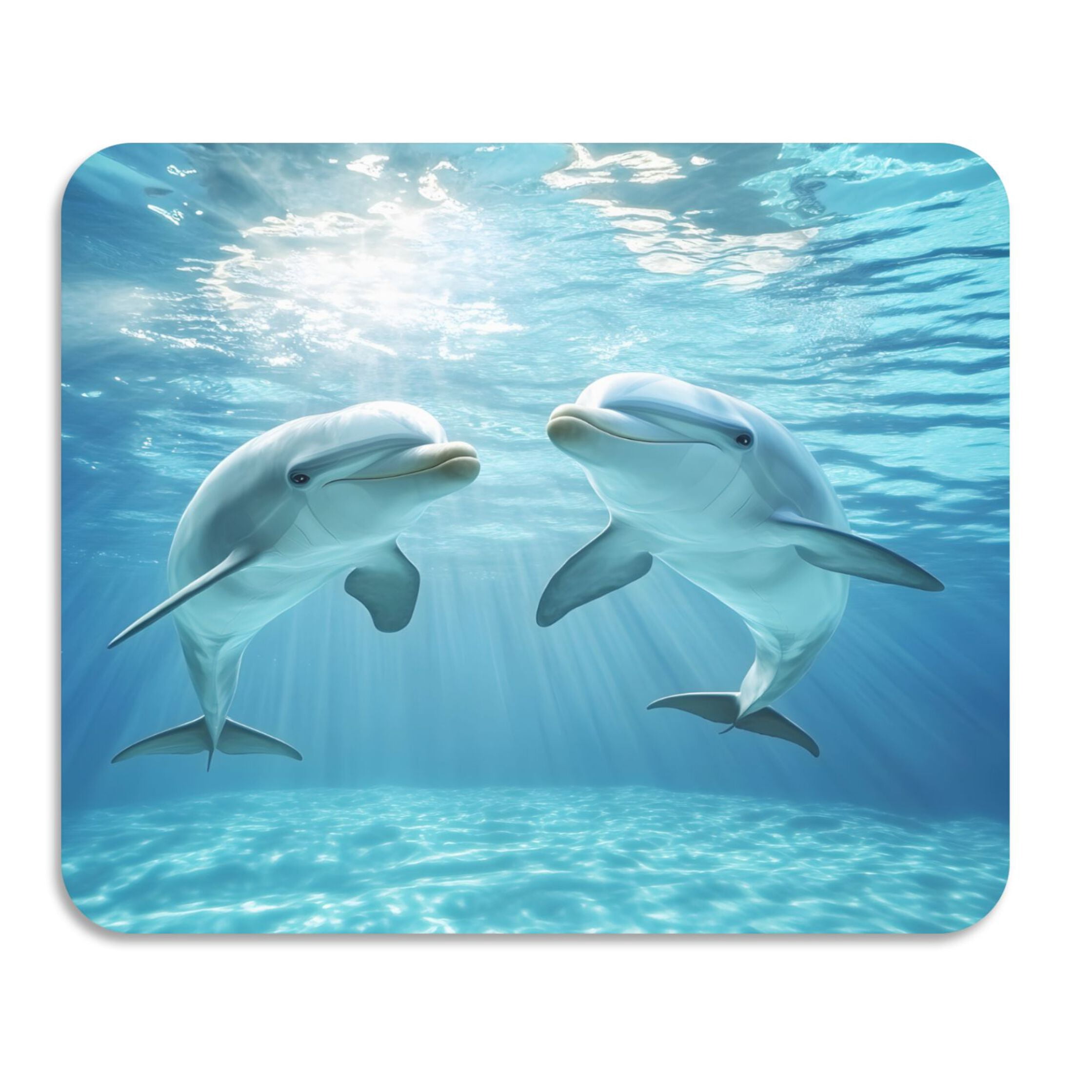 ALAZA Dish Drying Mat for Kitchen Dolphins Swim Counter Absorbent ...
