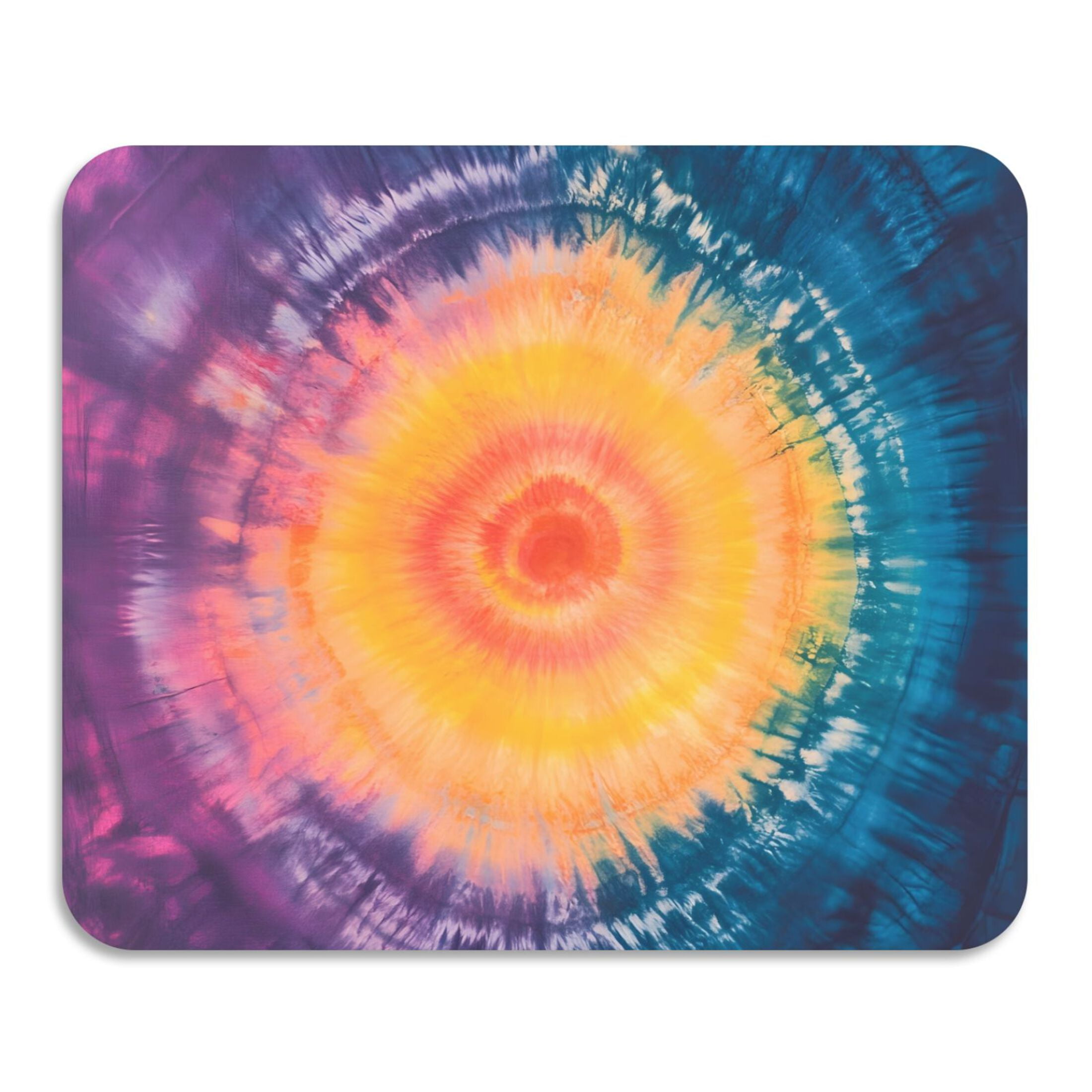ALAZA Dish Drying Mat for Kitchen Swirl Orange Tie Dye Counter ...