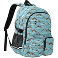 ALAZA Dolphins Print Student Backpack School Bookbag Large Laptop ...