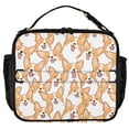 ALAZA Doodle Corgi Dogs Insulated Lunch Box Lunch Bag Cooler Tote with ...