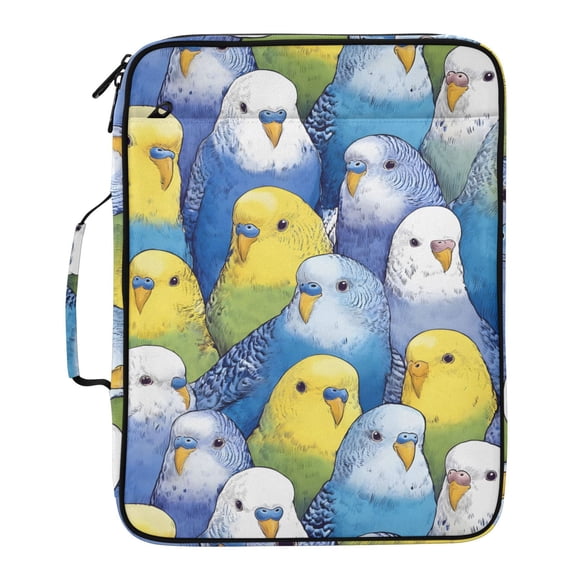 ALAZA Doodle Parrot-2 Pattern Expanding Accordion File Folder 3 Ring ...