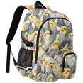 ALAZA Doodle Parrot-p2 Print Student Backpack School Bookbag Large ...