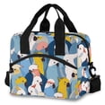 ALAZA Doodle Parrot-p3 Insulated Lunch Box Large Reusable Cooler Bag ...