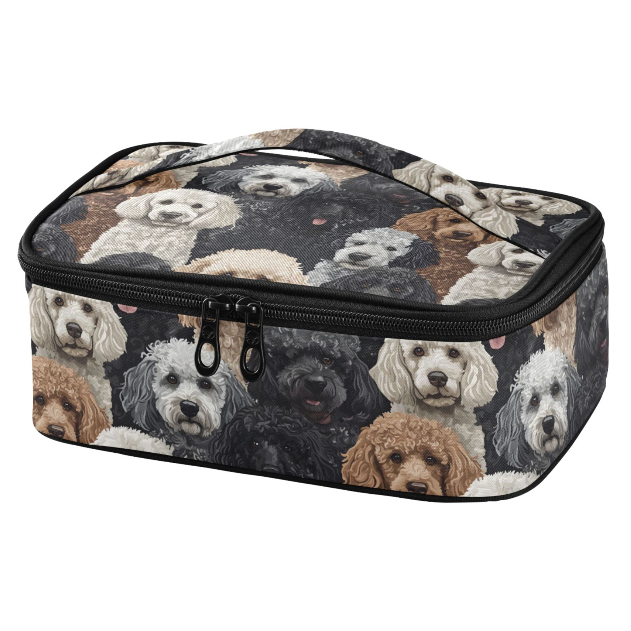 ALAZA Doodle Puppy Dog Lunch Box Insulated Cooler Tote Bag Reusable ...