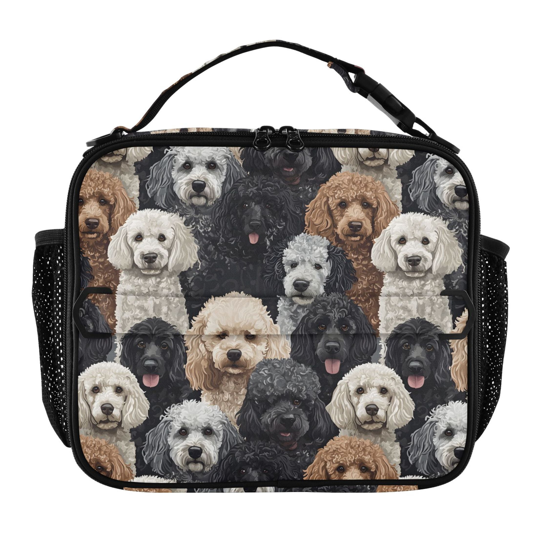 ALAZA Doodle Puppy Dog Lunch Box Insulated Lunch Bag Cooler Tote with ...