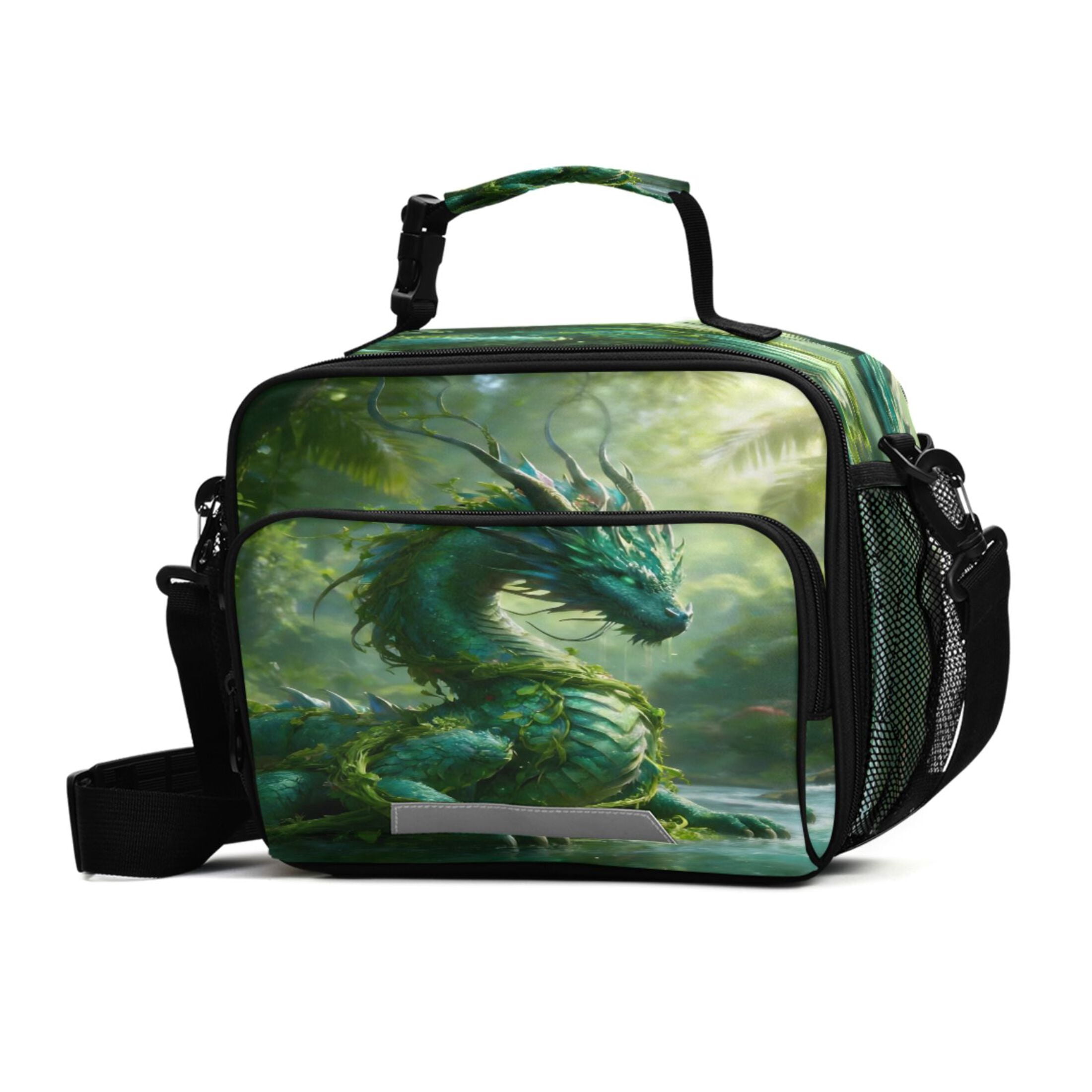 ALAZA Dragon Cool Lunch Box Insulated Cooler Bag Reusable Tote Bags ...