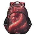 ALAZA Dragon Cool Red School Backpack Elementary Bag Student Bookbag ...