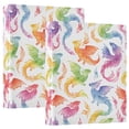 ALAZA Dragon Fire Rainbow Hardcover 3 Ring Binder 1.5" D-Rings with ...