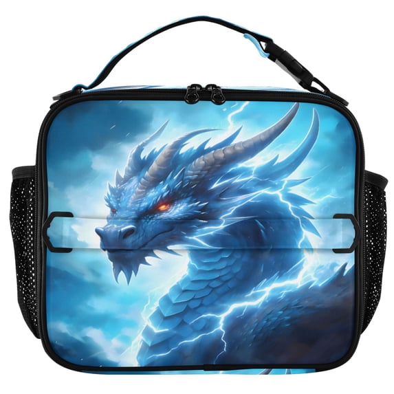 ALAZA Dragon Lighting Insulated Lunch Box Lunch Bag Cooler Tote with ...