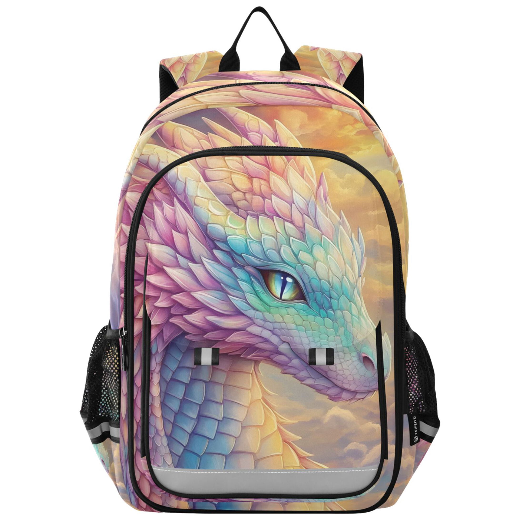 ALAZA Dragon Sky School Laptop Backpack Travel Bag Casual Student ...