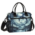 ALAZA Dragon at Moonlight Print Cooler Lunch Bag Insulated Reusable ...