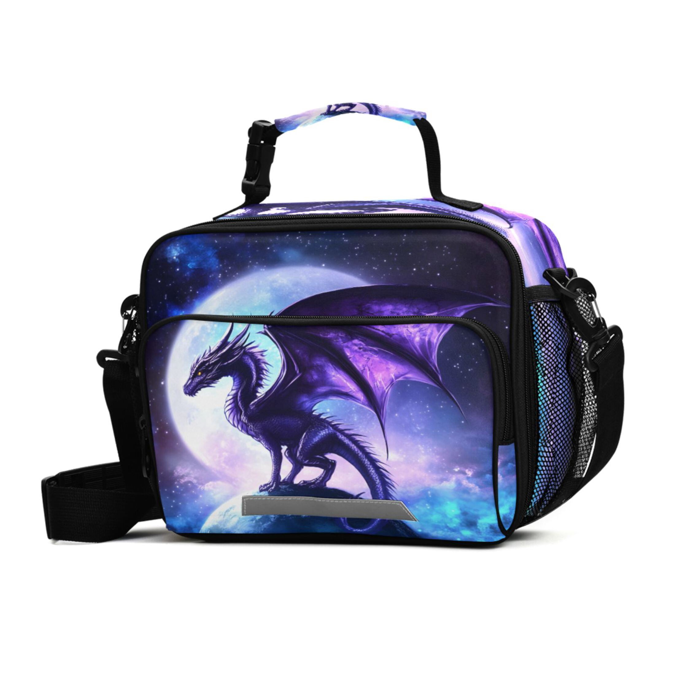 ALAZA Dragon at Starry Night Lunch Box Insulated Cooler Bag Reusable ...