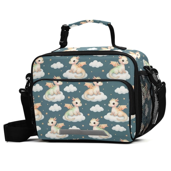 ALAZA Dragon on Cloud Lunch Box Insulated Cooler Bag Reusable Tote Bags ...