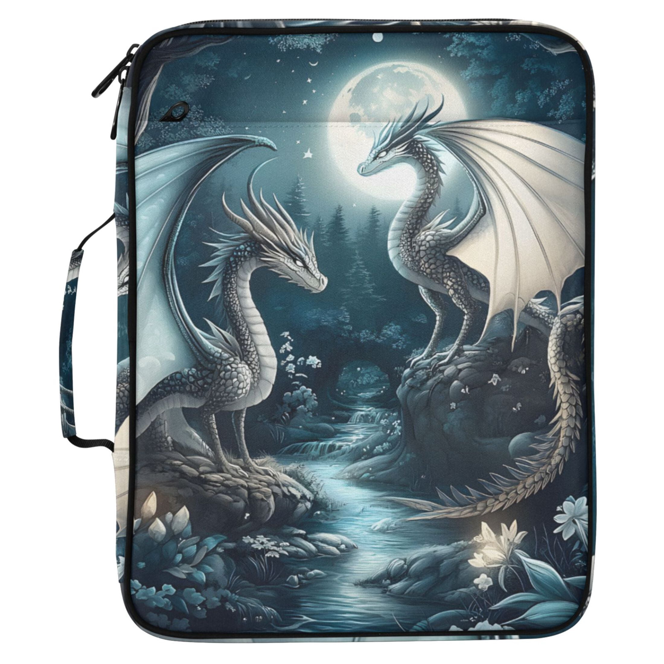 ALAZA Dragons at Night-a1 Pattern Expanding Accordion File Folder 3 ...