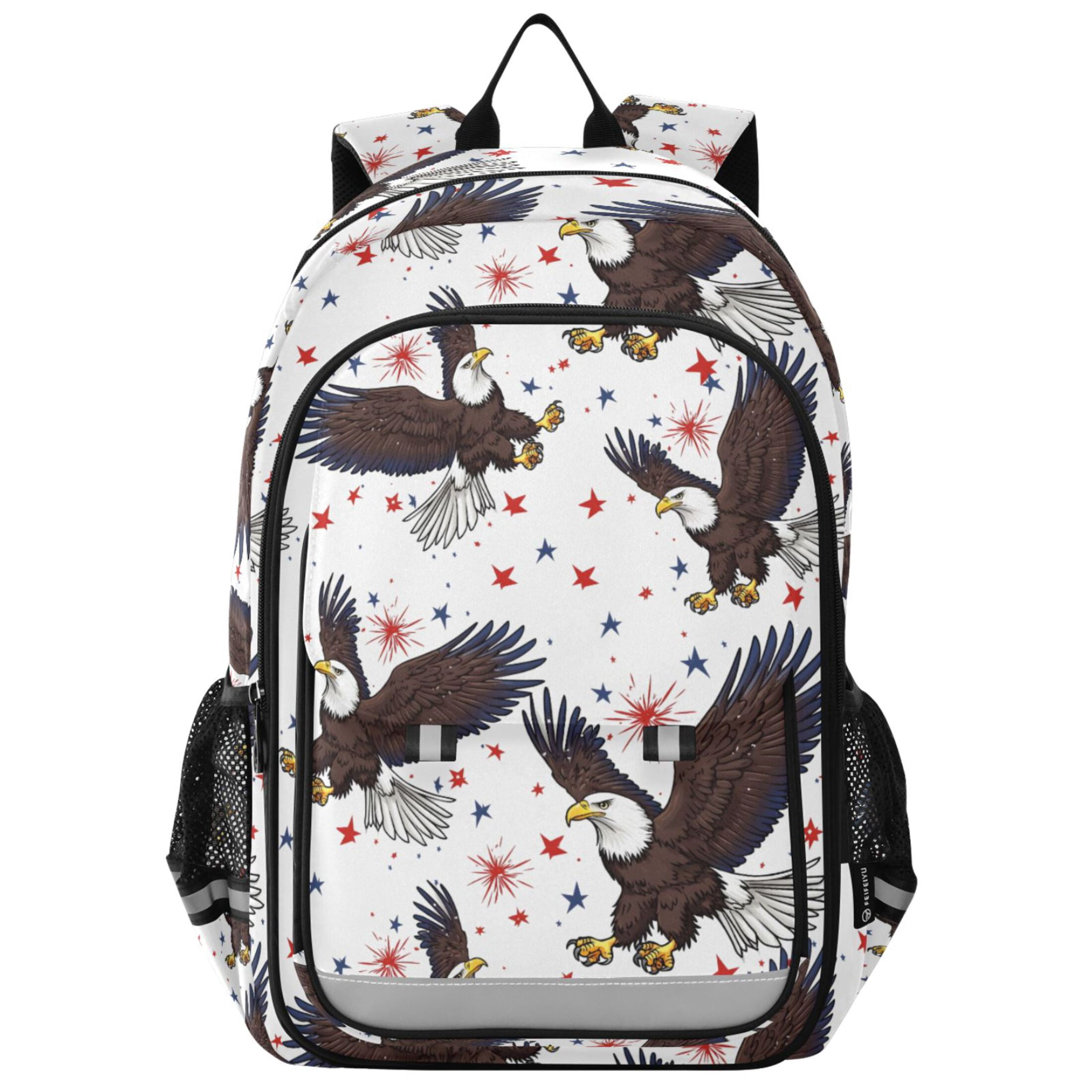 ALAZA Eagles Stars School Laptop Backpack Travel Bag Casual Student ...