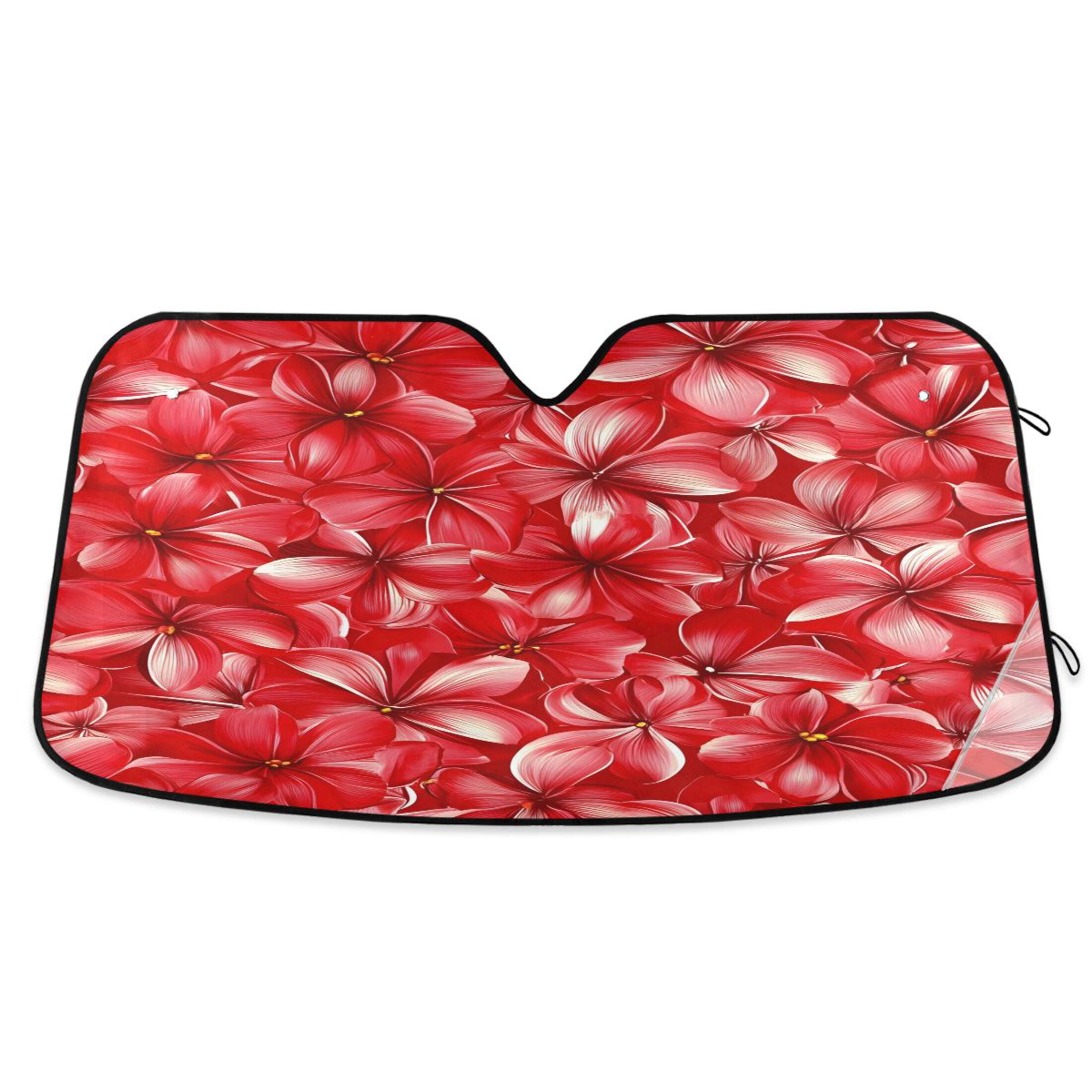 ALAZA Elegant Tropical Floral-a3 Windshield Sun Shade Car Foldable Sun ...