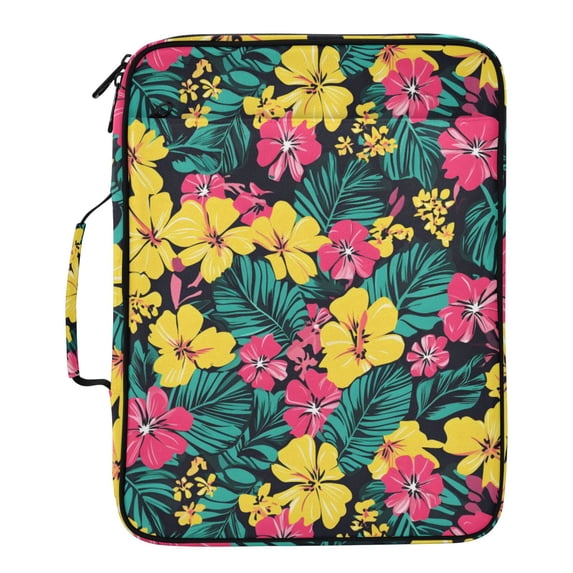 ALAZA Elegant Tropical Floral-h1 Pattern Expanding Accordion File ...