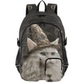 ALAZA Ethnic Cat Print Student Backpack School Bookbag Large Laptop ...