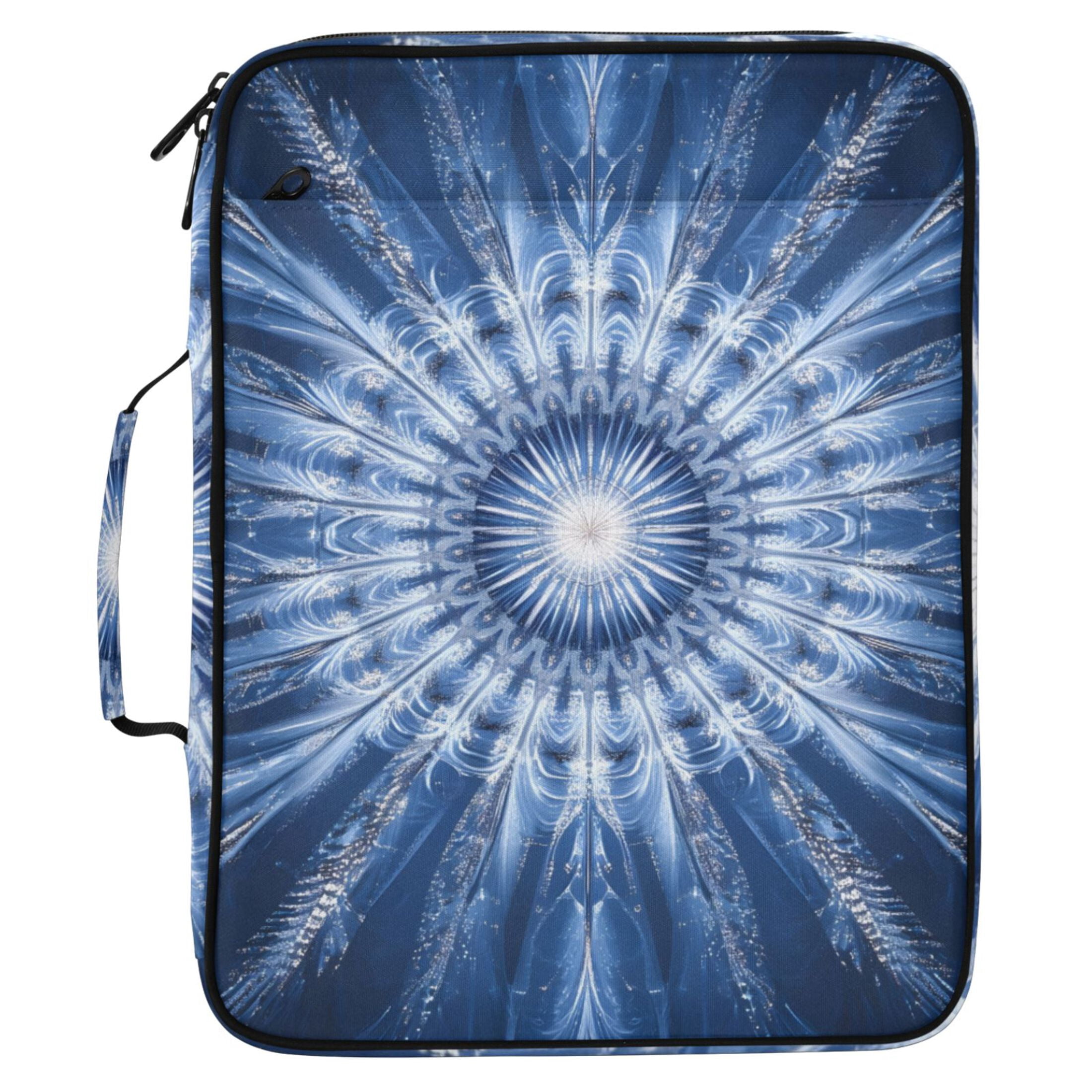 ALAZA Ethnic Feather Pattern Expanding Accordion File Folder 3 Ring ...