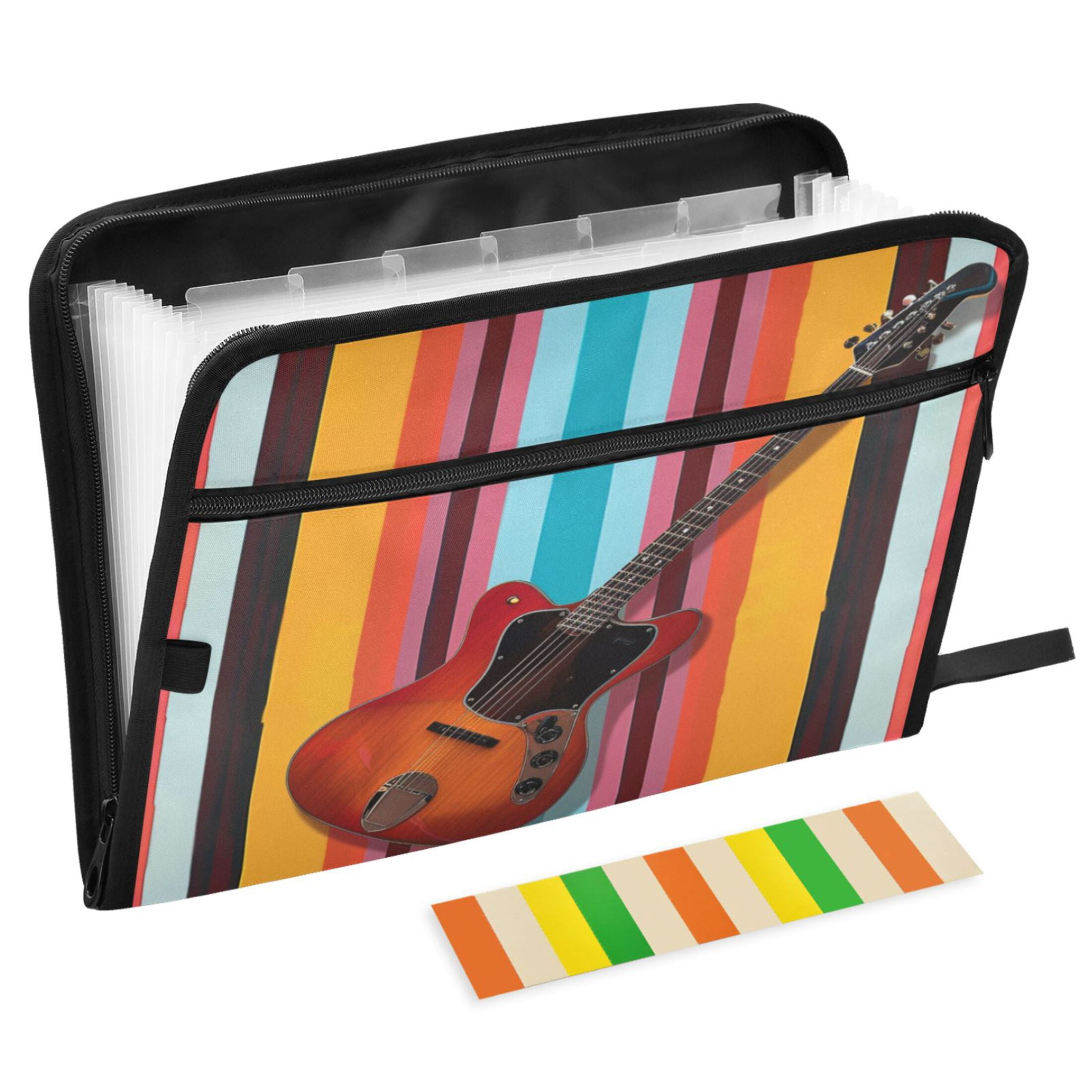 ALAZA Expanding File Folder 13 Pockets Accordion Document Organizer ...