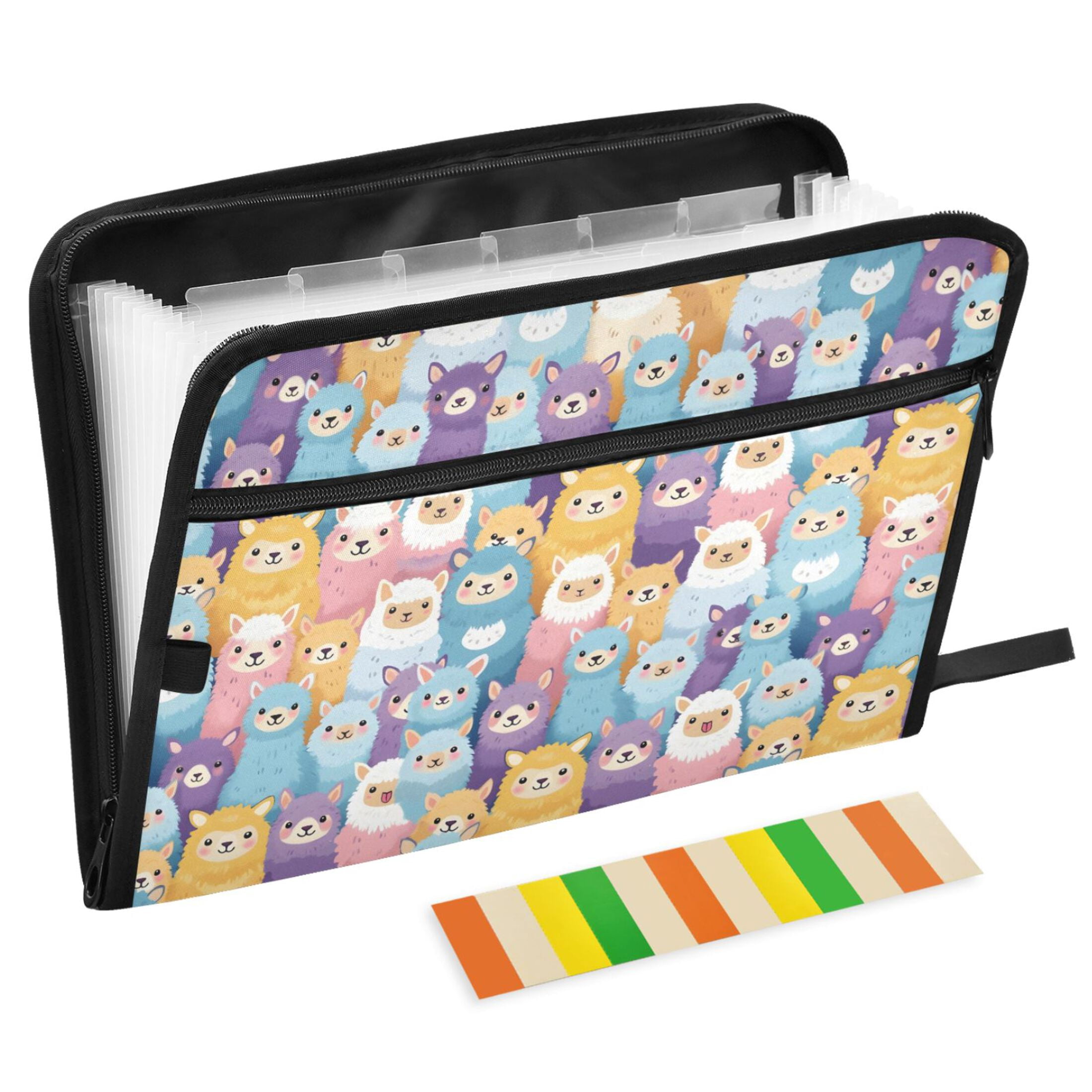 ALAZA Expanding File Folder 13 Pockets Accordion Document Organizer ...