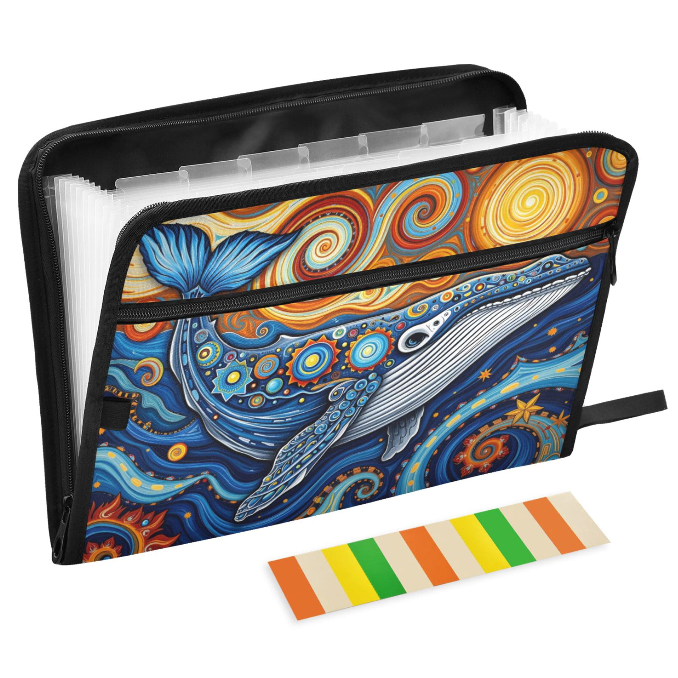 ALAZA Expanding File Folder 13 Pockets Accordion Document Organizer ...