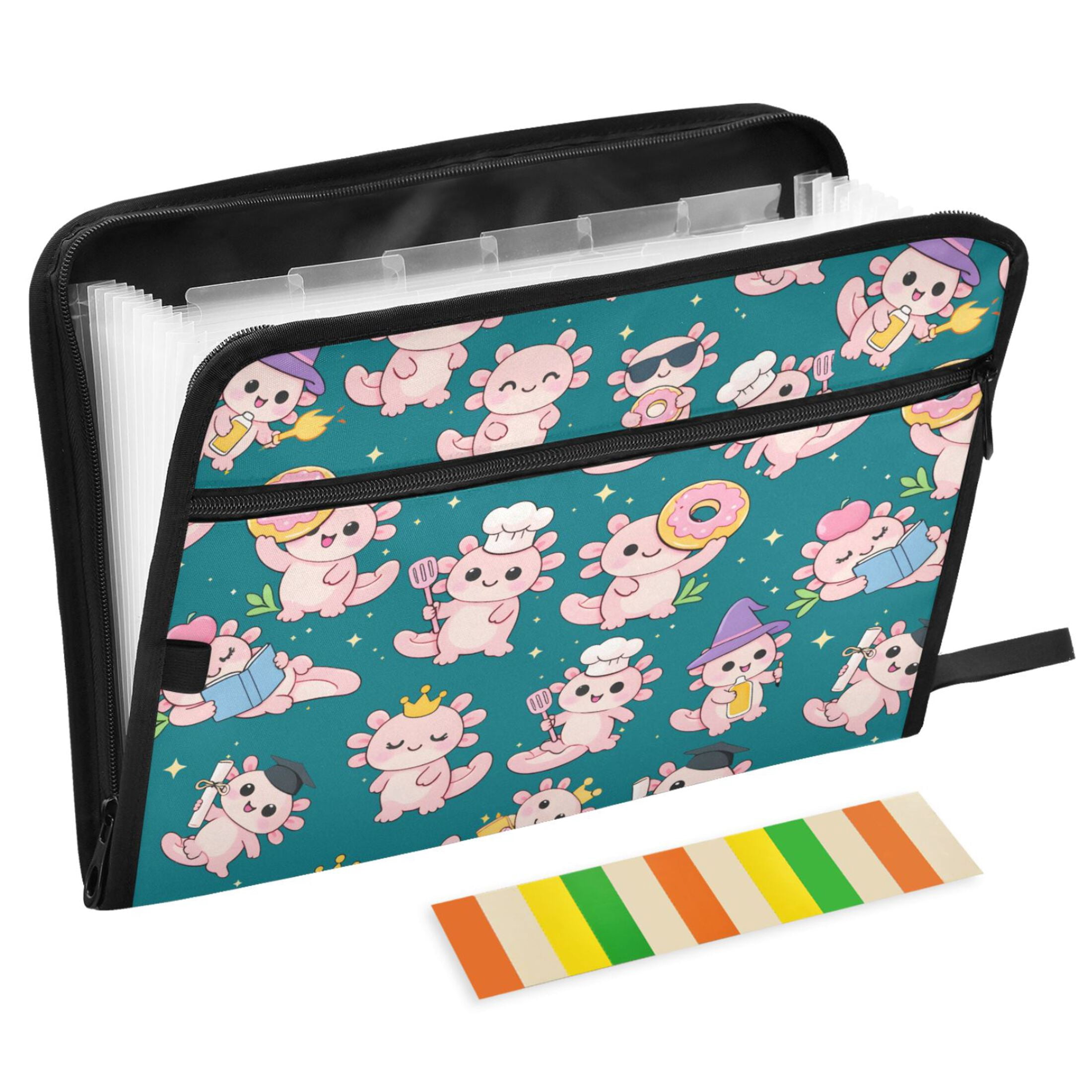 ALAZA Expanding File Folder 13 Pockets Accordion Document Organizer ...