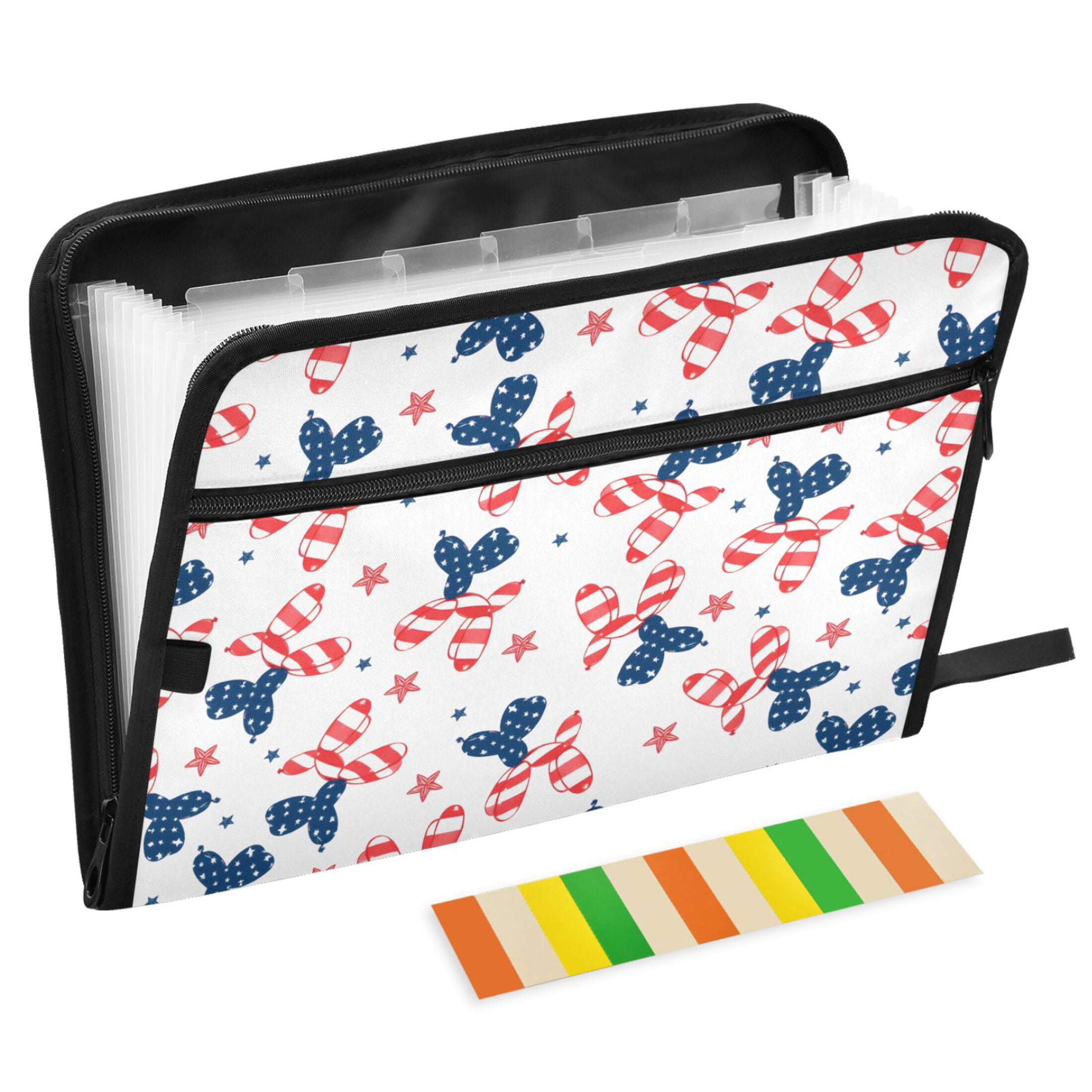 ALAZA Expanding File Folder 13 Pockets Accordion Document Organizer ...