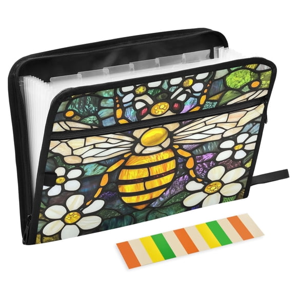 ALAZA Expanding File Folder 13 Pockets Accordion Document Organizer ...