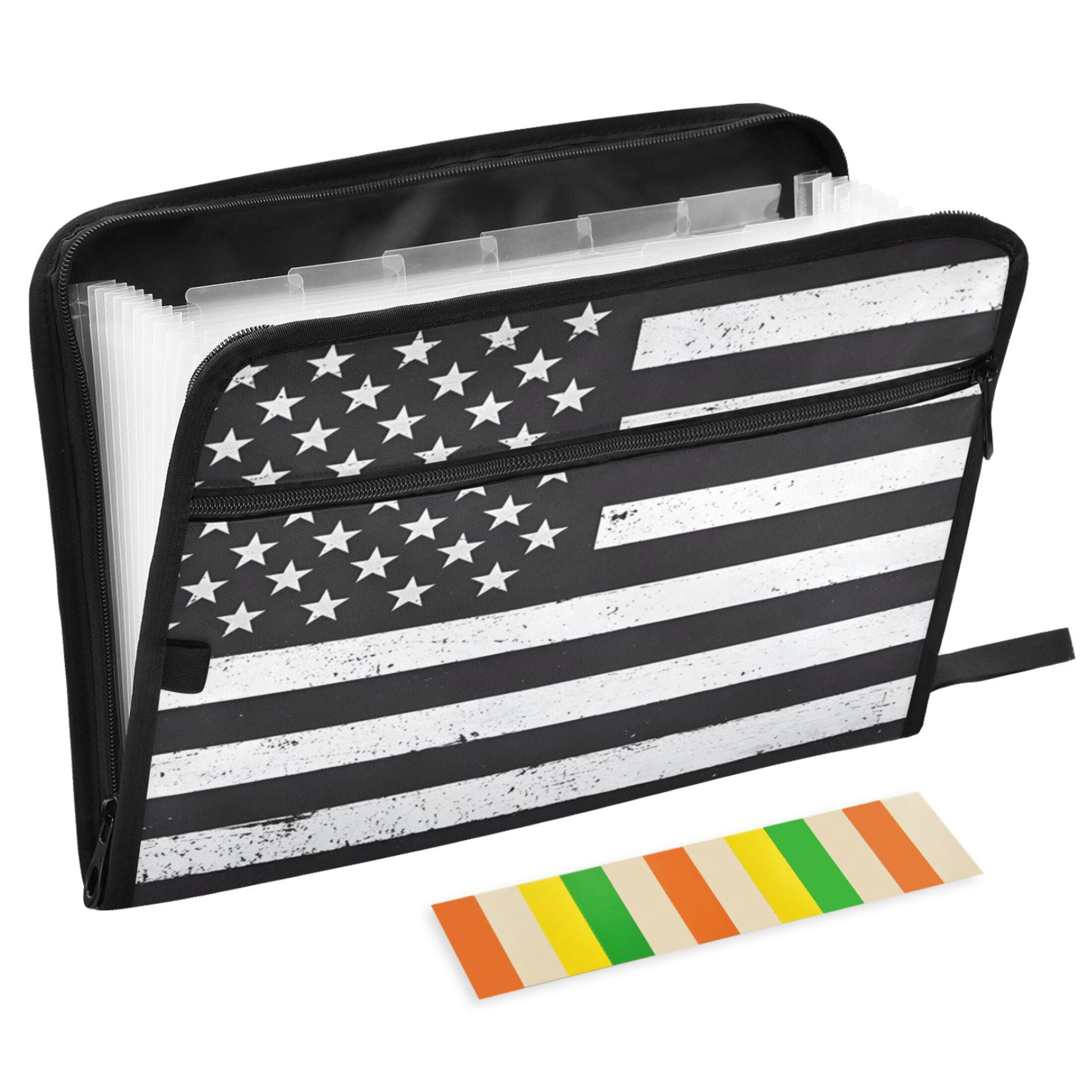 ALAZA Expanding File Folder 13 Pockets Accordion Document Organizer ...
