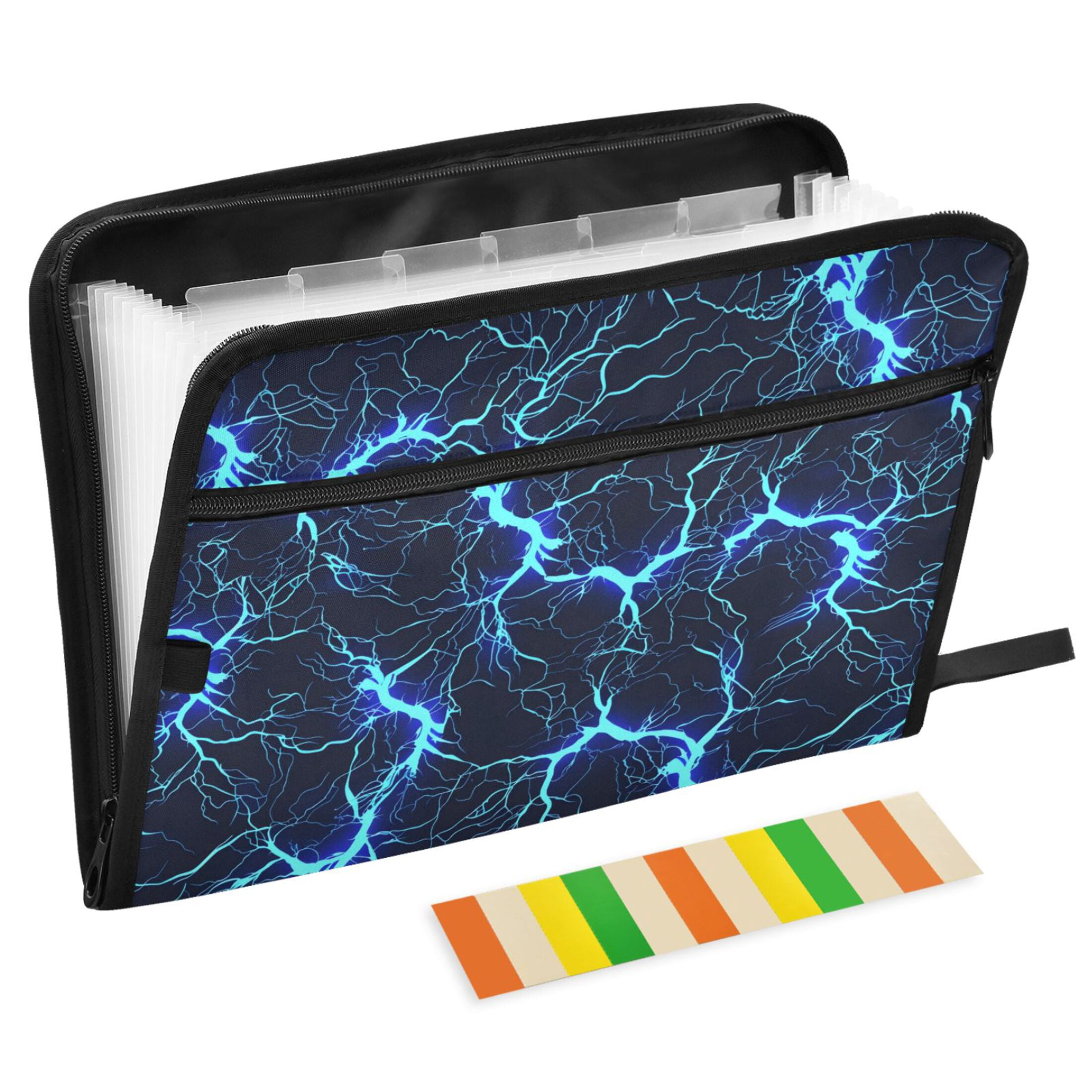 ALAZA Expanding File Folder 13 Pockets Accordion Document Organizer ...