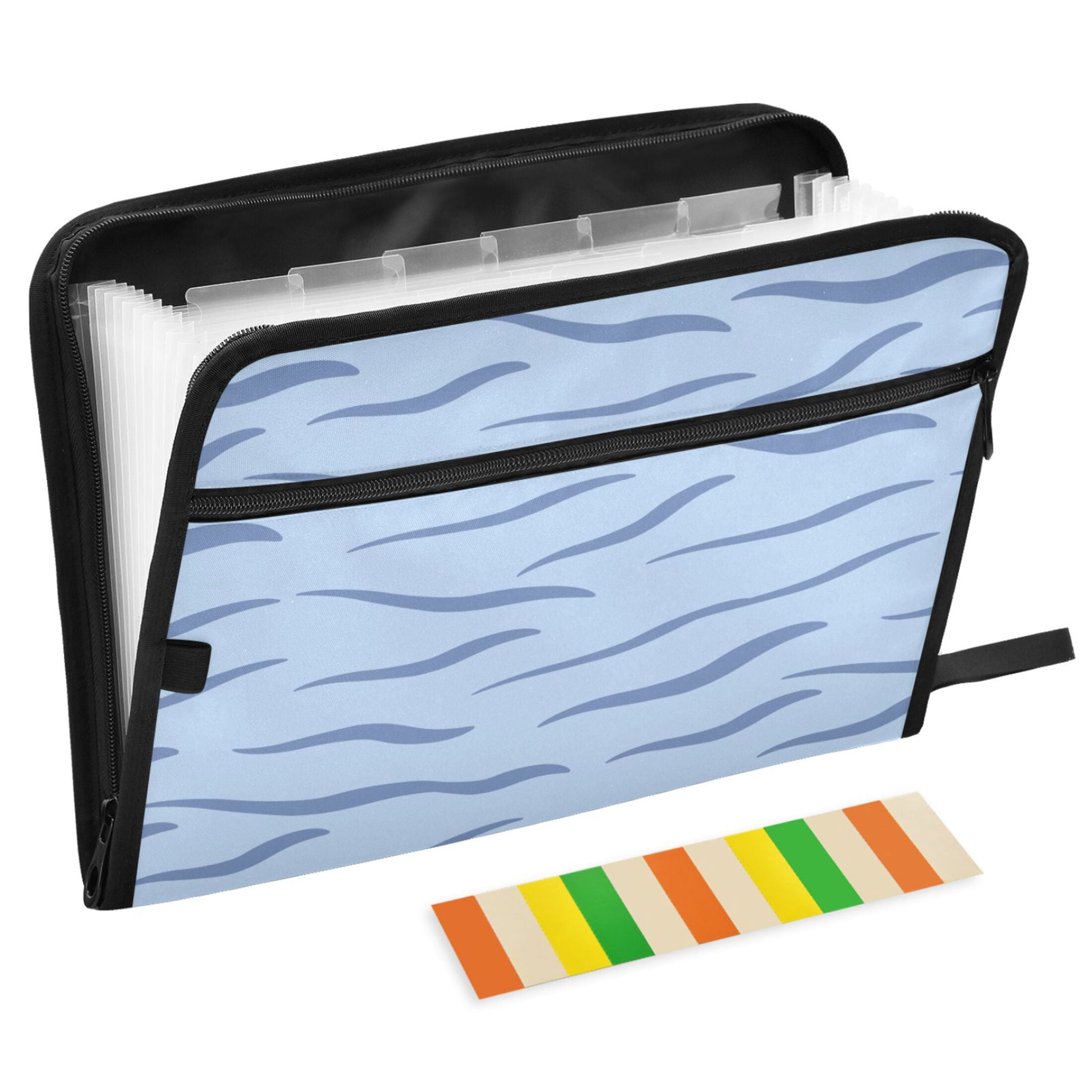 ALAZA Expanding File Folder 13 Pockets Accordion Document Organizer ...