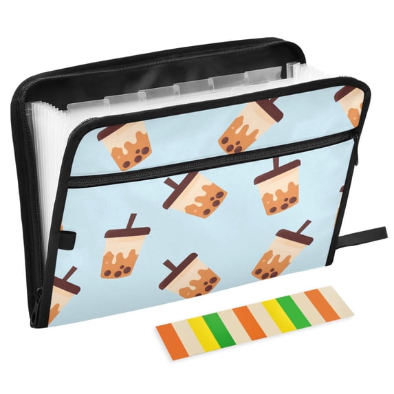 ALAZA Expanding File Folder 13 Pockets Accordion Document Organizer ...