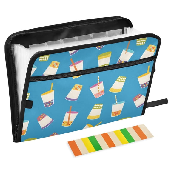 ALAZA Expanding File Folder 13 Pockets Accordion Document Organizer ...